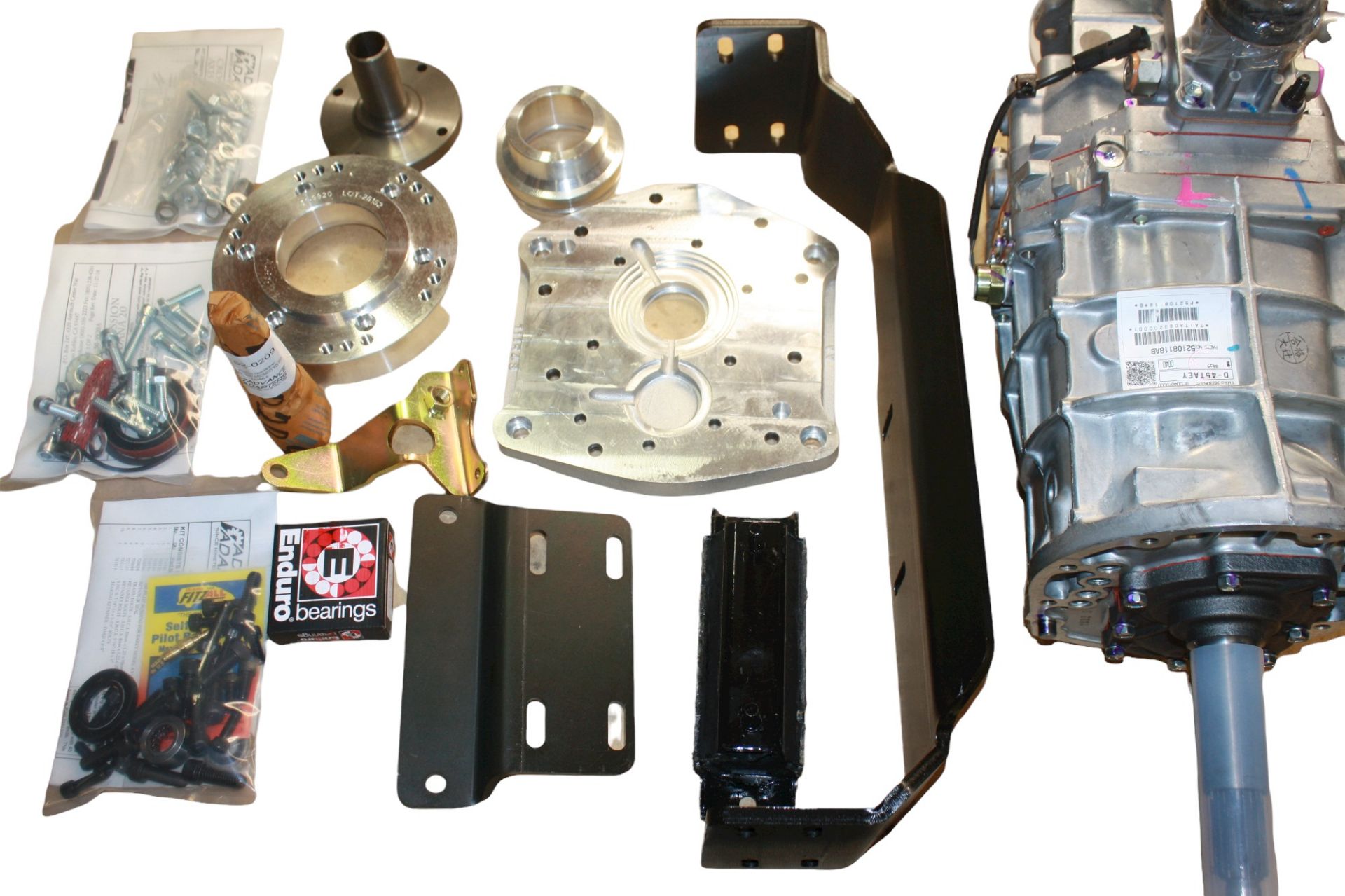 AX15 TRANSMISSION and BRONCO DANA 20 COYOTE ADAPTER KIT - Advance Adapters