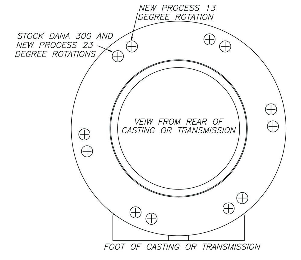 Jeep Dana 300 Transfer Case - Advance Adapters