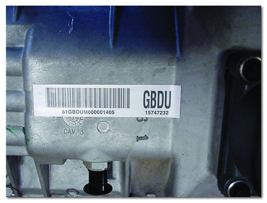 Chevy Automatic Transmission Identification